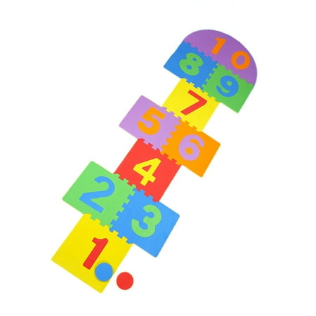 Goriertaly Children Hopscotch Mats Game Kids Tiles Outdoor Toys ...
