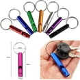 14 Small Aluminum Whistles with Keychains – Safety/Survival/Training ...