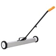 36" Rolling Magnetic Pick-Up Sweeper Heavy Duty Push-Type with Release ...