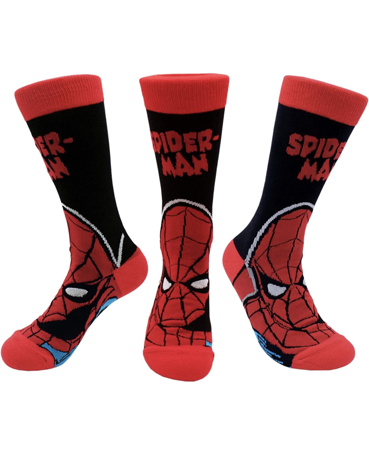 Cartoon Socks, Womens & Mens Fun Novelty Crew Character 360 Degree ...