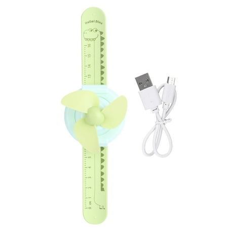 Compact Innovative Cartoon Watch Shape Adjustable Mini Kid Wrist Fan ...