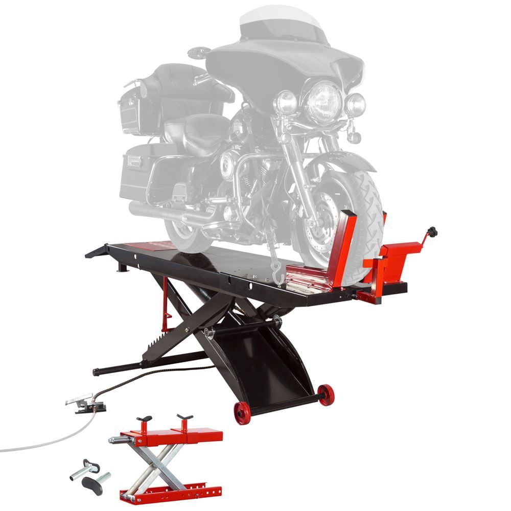 Black Widow BW-PROLIFT-HD Pneumatic ProLift Motorcycle Scissor Lift ...