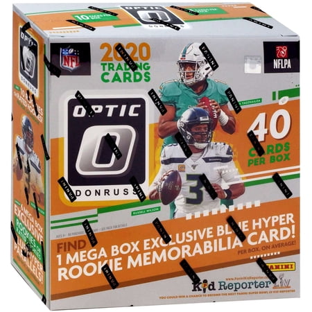 2020 Panini Donruss Optic NFL Football Trading Cards Mega Box – Walmart ...