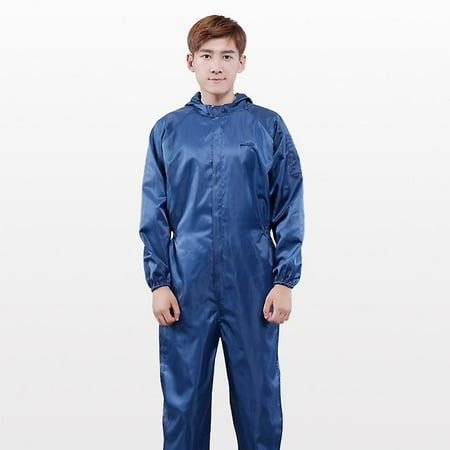 One-piece Hooded Electrostatic Clothing Protective Clothing Dust-free ...