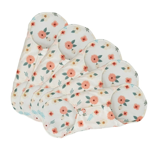 Compresas Menstruales De Algodón Lavables Y Reutilizables, Paquete De 6 ...