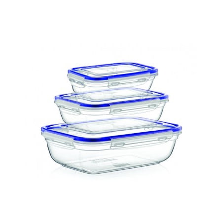 Superio Rectangle Sealed Containers set of 3 - Walmart.ca