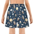 Bear Rainbow Clouds Hot Air Balloon Swim Trunks Quick Drying Bathing ...