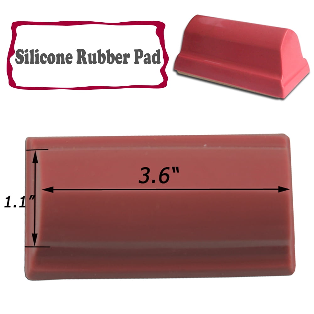 TECHTONGDA Silicone Rubber Pad 3.6"*1.1" Screen Printing for Ink ...