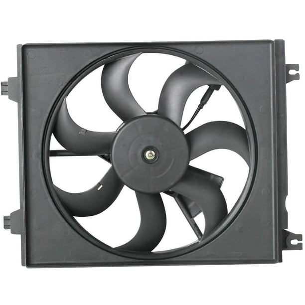 TOPAZ 97730-2F000 A/C Condenser Cooling Fan Assembly for Kia Spectra ...