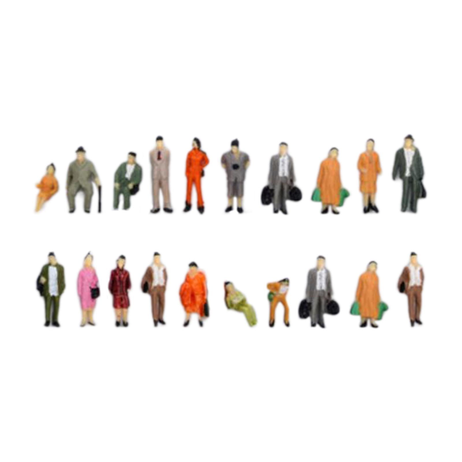 Mini Railroad Figure Street Scene Scenery Movie Props Train Track ...