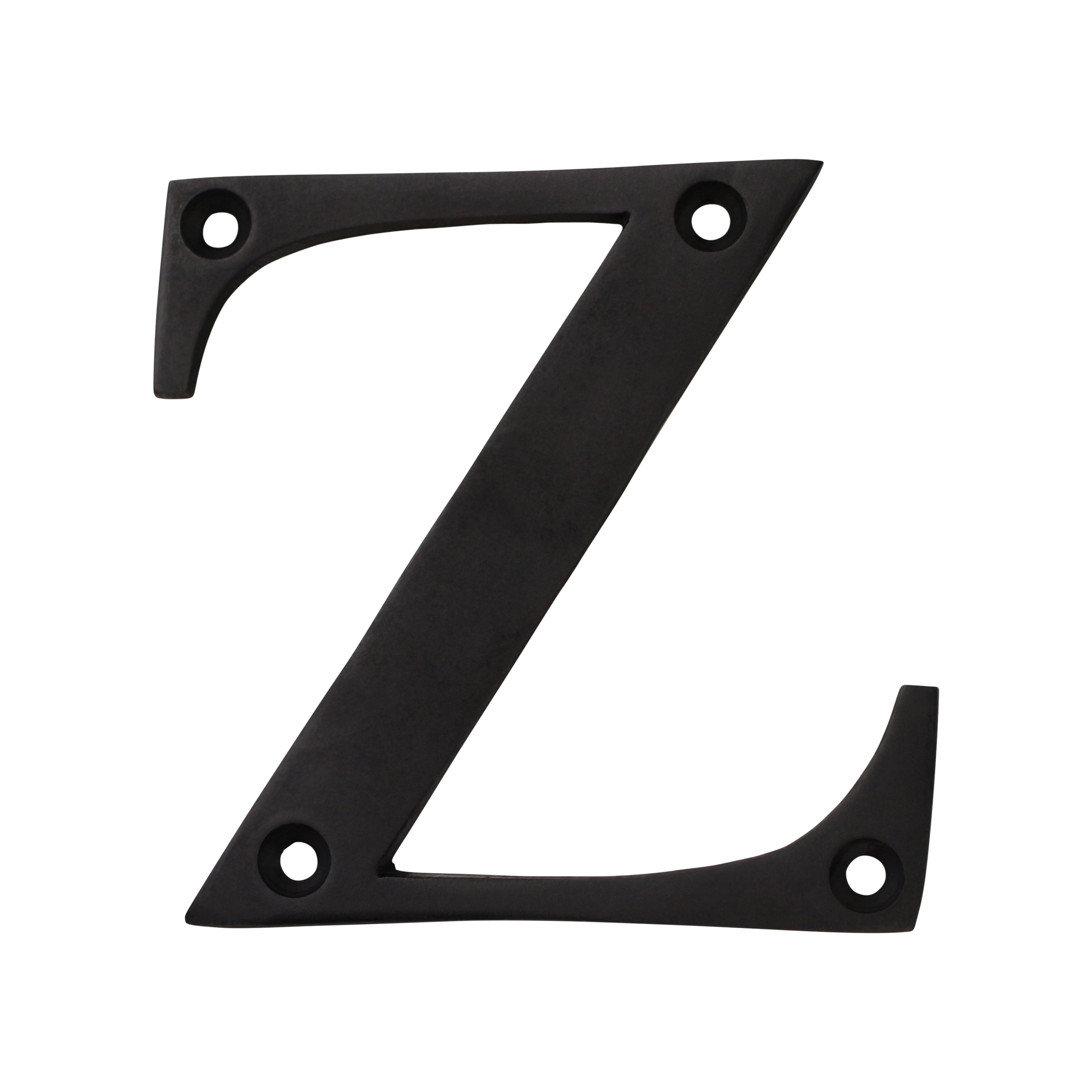 RCH Hardware LT-BR2350-75 Brass House Letter, 3 Inch, Oil Bronzed Black ...