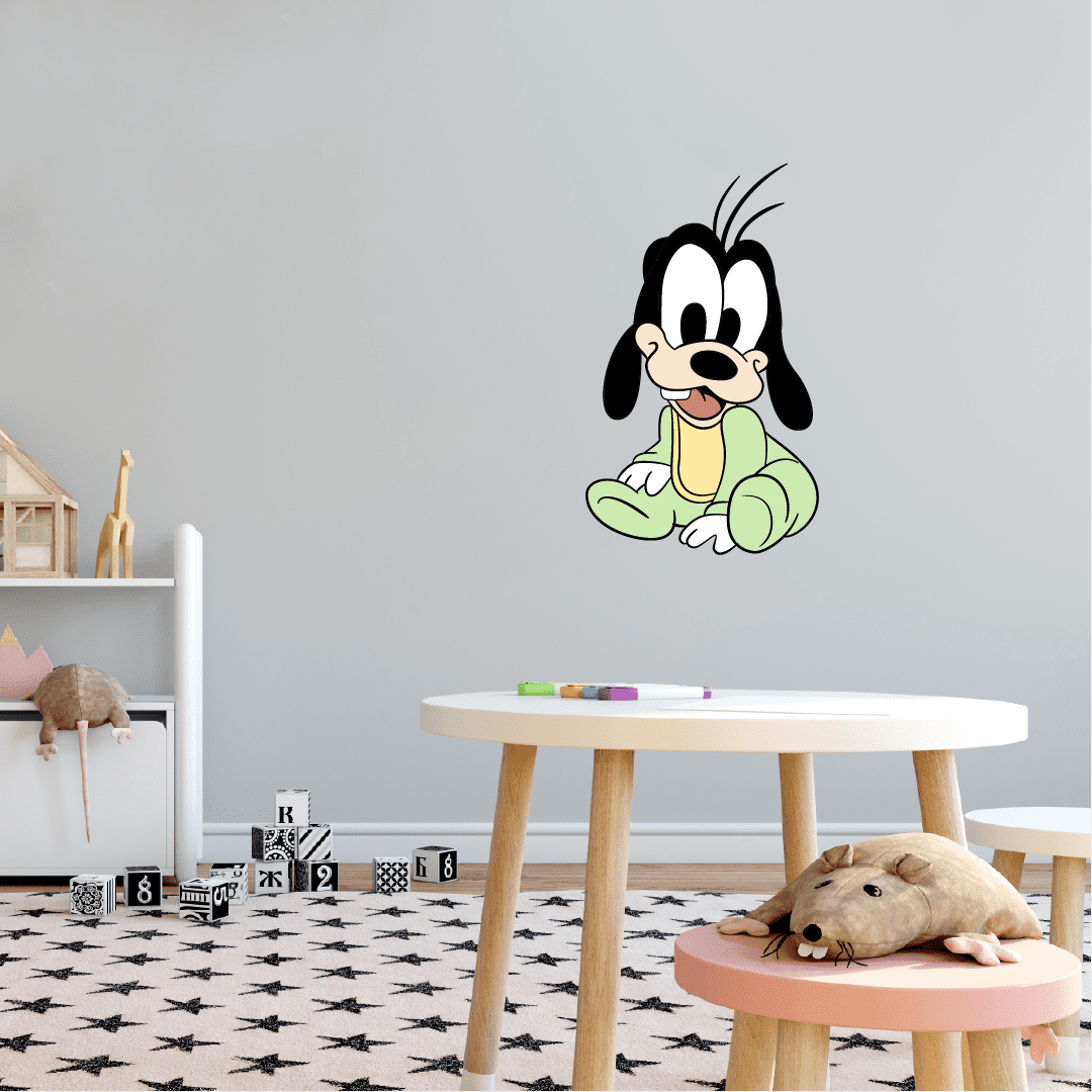 DS Inspirational Decals Baby Goofy Cartoon Character Vinyl Adhesive ...