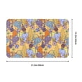 Bathroom Rugs Non Slip Washable - Cycling Elephant On Bicycle In Park ...