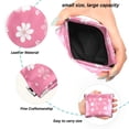 Compact PU Leather Coin Purse Small Spring-Frame Wallet Change Pouch ...