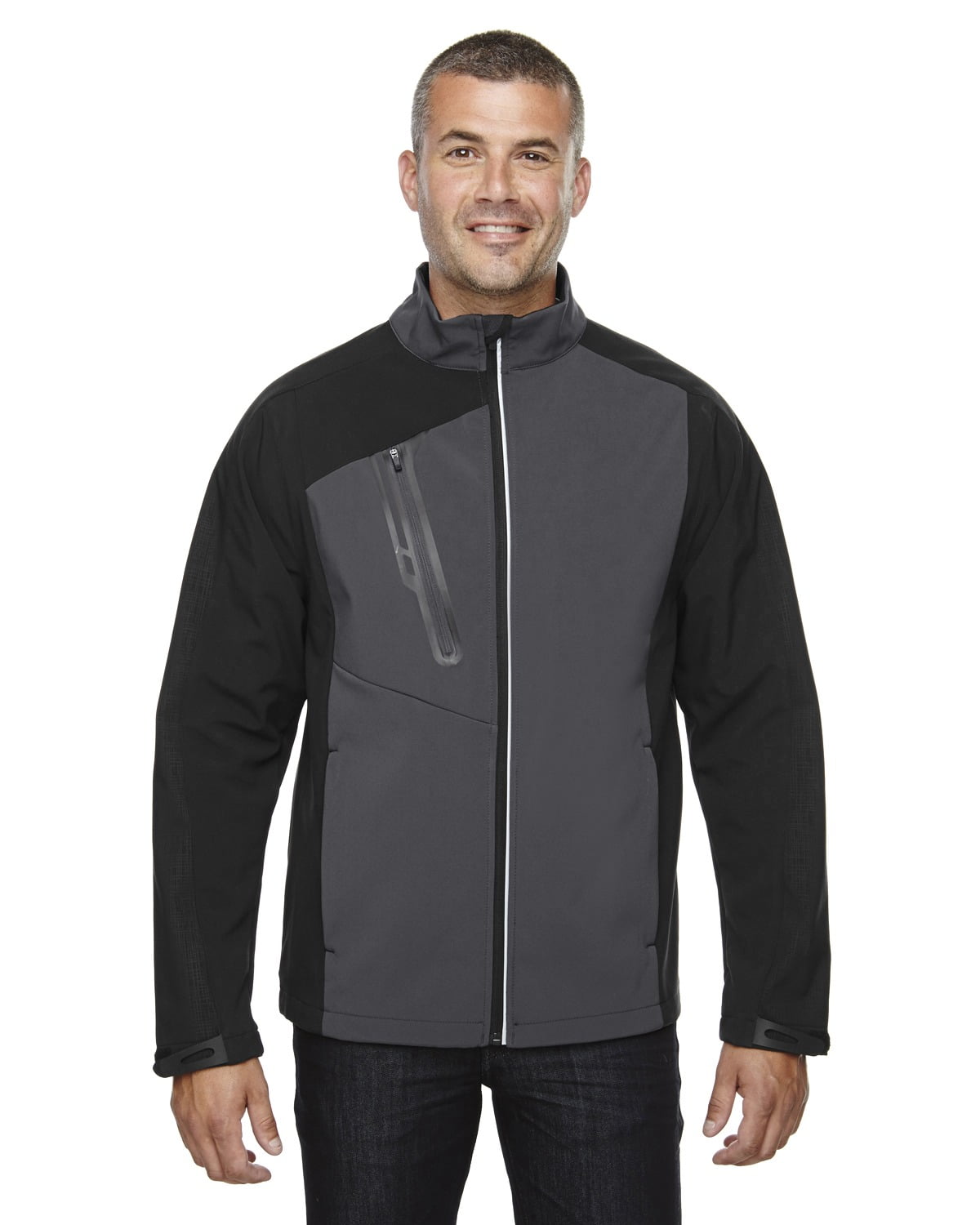 Ash City - North End Men's Terrain Colorblock Soft Shell with Embossed ...