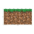 Minecraft Blocks Peel & Stick Wallpaper Mural - Walmart.com