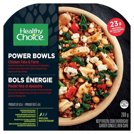 Healthy Choice Power Bowls Chicken Feta & Farro | Walmart Canada
