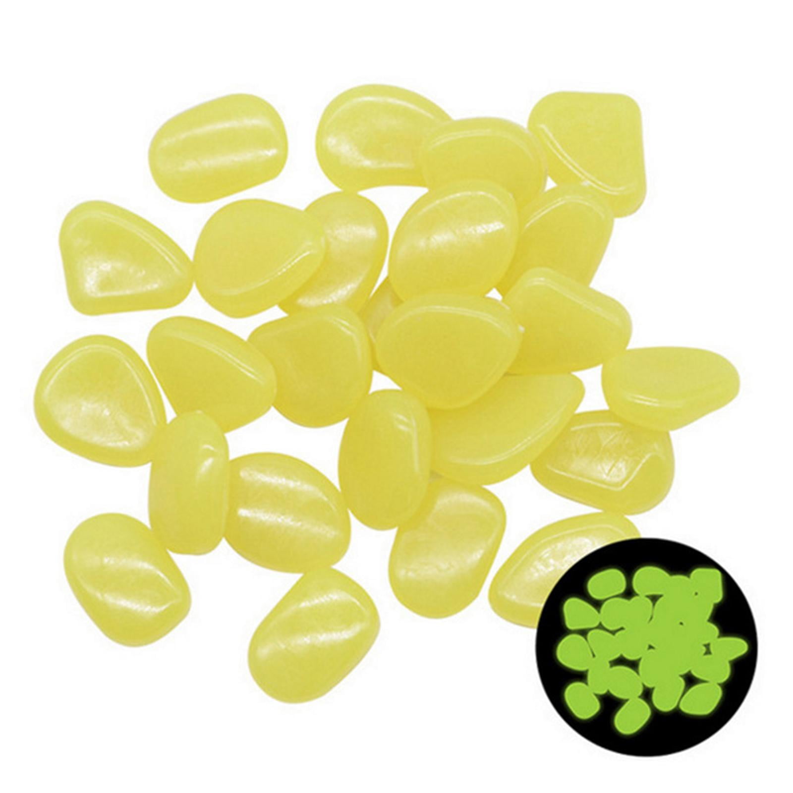 Glow Luminous Decor Gravel Cobble Crafts Dark Tank Pebbles Landscaping ...