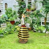 TOPRenddon Porch Goose Clothes, 23-inch Bee Outfit for Lawn Statues ...