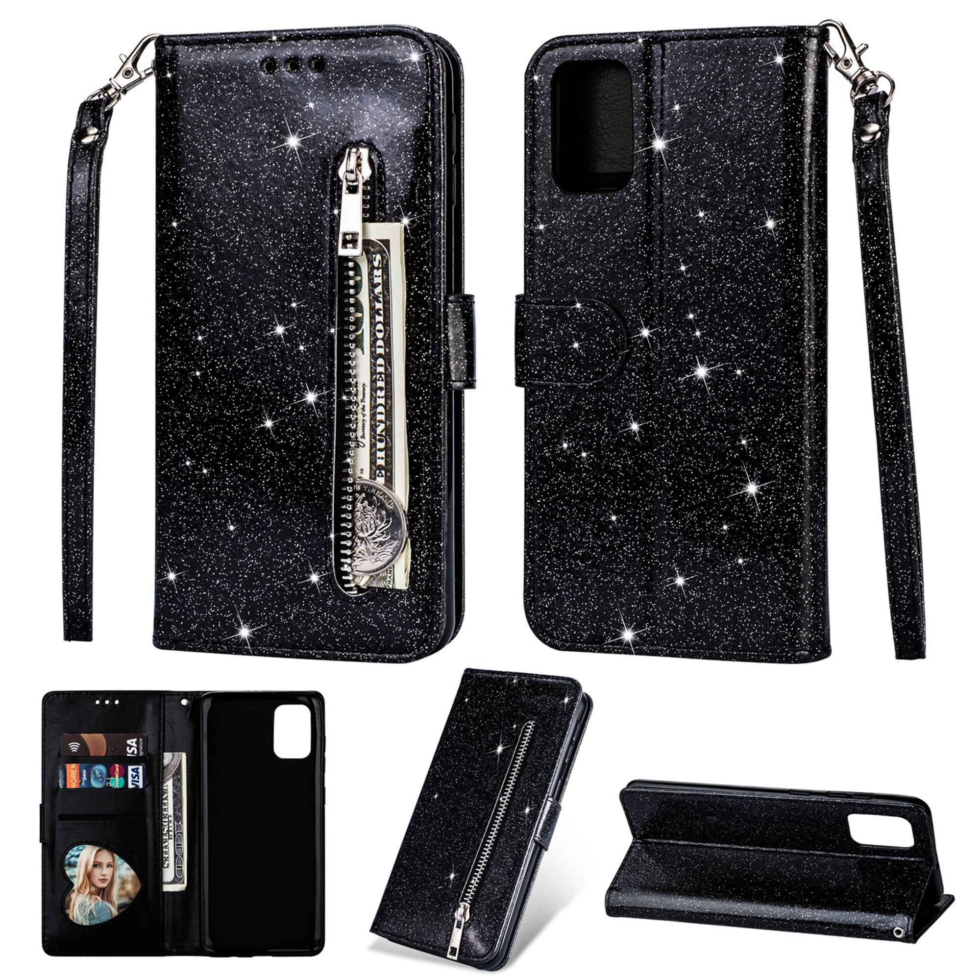 Dteck Case For Samsung Galaxy A51 5G (6.5 inches),Magnetic Bling ...