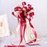 Wharick 10Pcs Pull Bow Ribbon Romantic Car Pull Bows Hand-pulled Ribbon ...