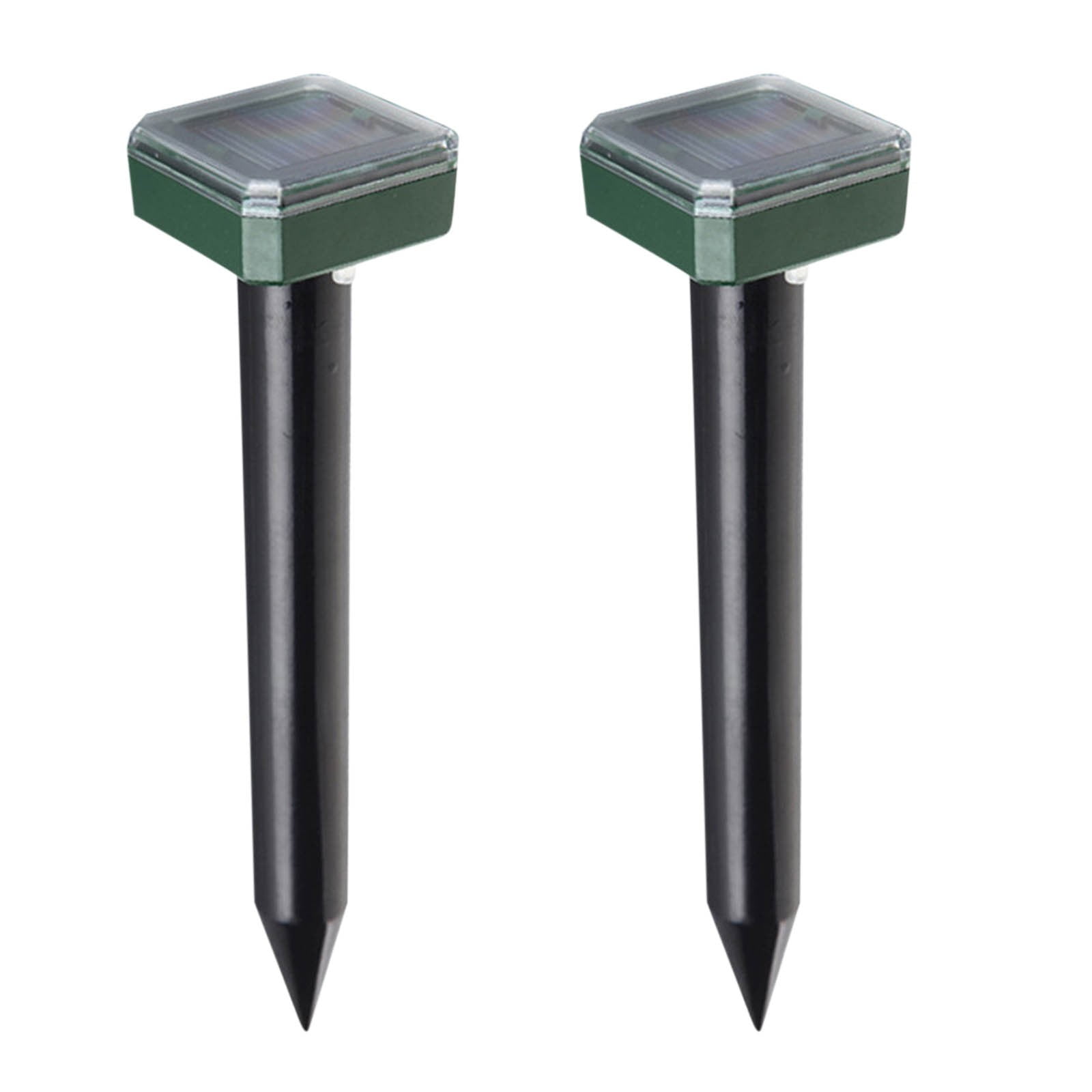 Agiferg 2pcs Chipmunk Repelent  Snake Repelent Solar Mole Repelent Squirrel Repeler Control Spikes For Groundhog  Vole  Racoon  Mice & Burrowing Rod
