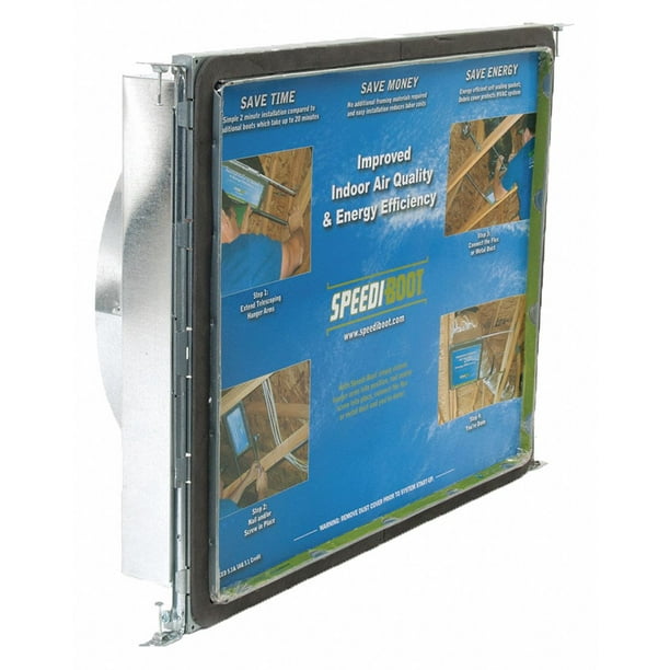 Speedi-Boot Vent Boot Hanger,Sq to Rnd,12 x 12,Dia10 SBS-121210 SRA ...