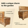 vidaXL Storage Bench, Brown, 260 kg Limit - Walmart.com