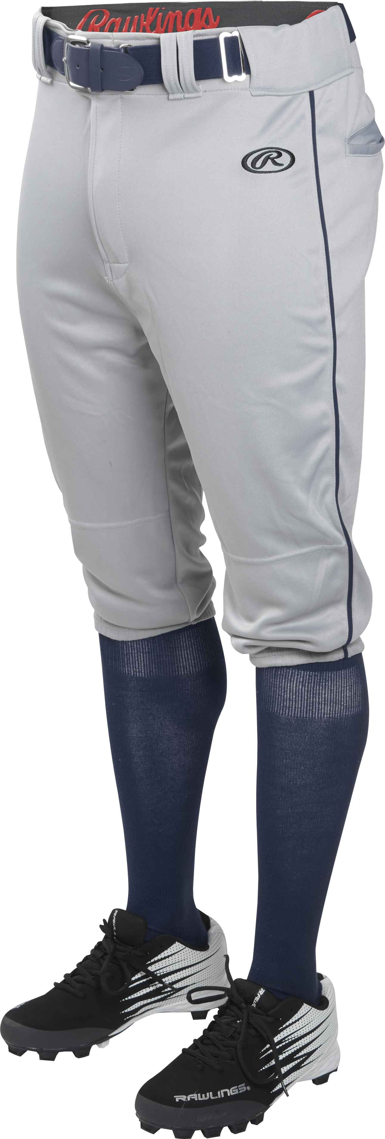 Rawlings Youth Launch 1/8" Piped Knicker Pant | Blue Grey/Navy | MED ...