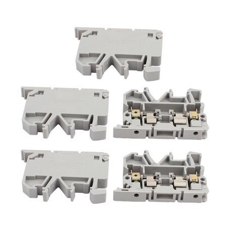 5Pcs ASK1EN DIN Rail Mount Fuse Holder Terminal Block 500V 4mm2 Cable Gray | Walmart Canada