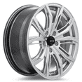 17x7.5 RTX Black Widow Hyper Silver Wheel 5x4.5 (42mm) - Walmart.com