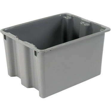 Orbis Stack and Nest Ctr,Green,Vented,Plastic AF2416-13 Green - Walmart.com
