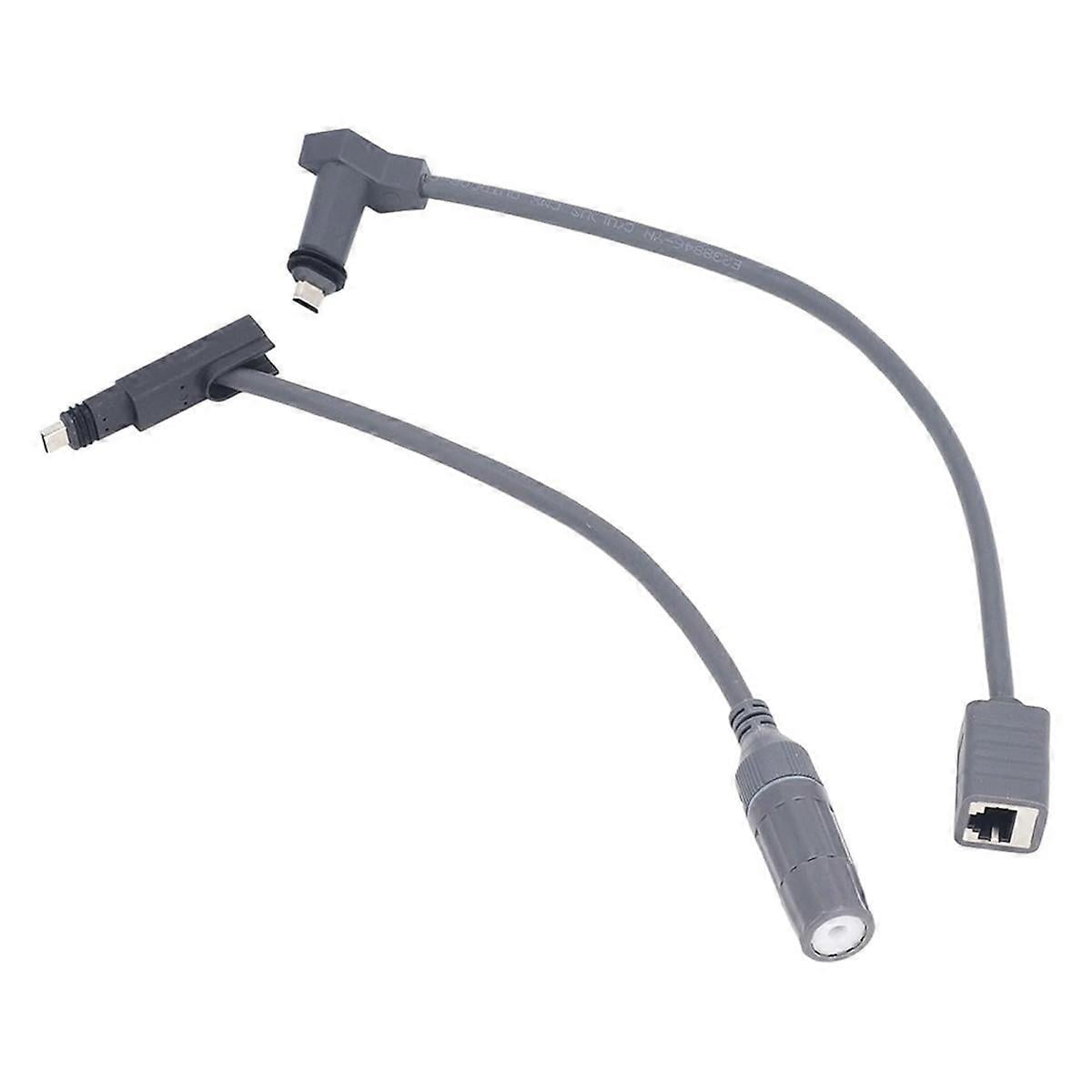 Male to RJ45 Adapter, RJ45-1 RJ-2 Cable RJ45 Female Connectors, 24AWG ...