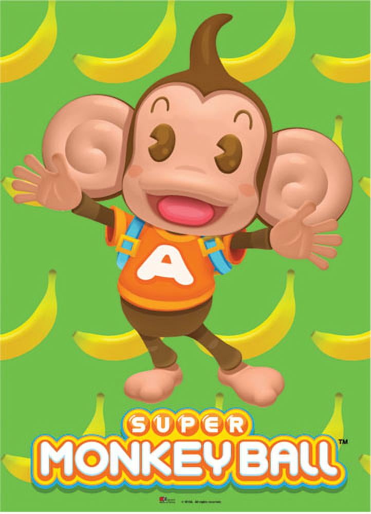 Wall Scroll - Super Monkey Ball - New Aiai Ai Anime Fabric Art Licensed ...