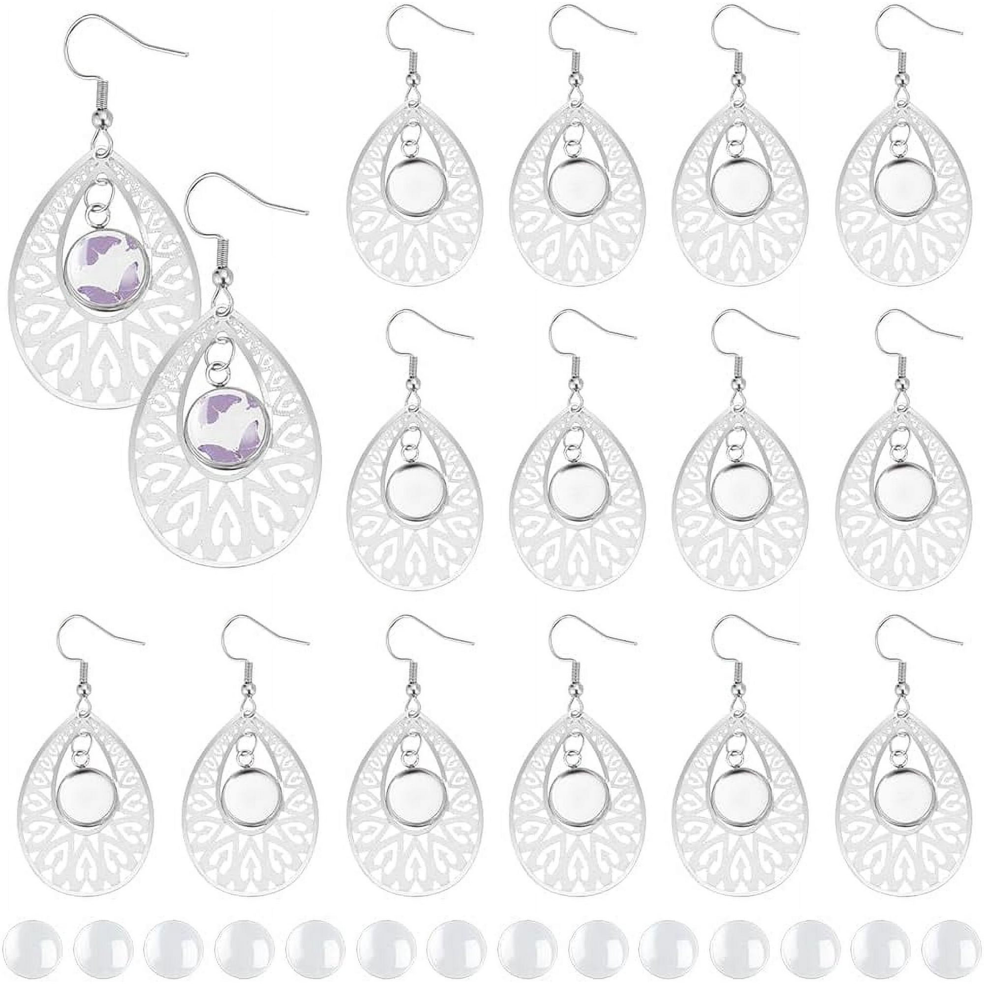 Click here for Nobrand 30 Sets 304 Stainless Steel Teardrop Dangl... prices
