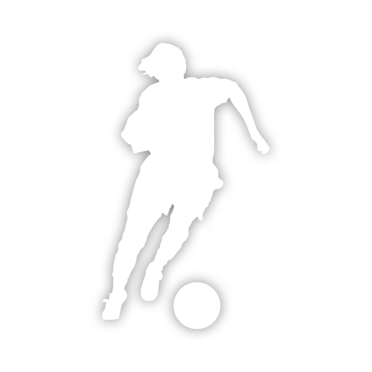 Womens Soccer Sticker Decal Die Cut - Self Adhesive Vinyl ...
