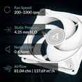 ARCTIC ACFAN00293A P12 Max 120mm Case Fan luid dynamic bearing max 3300 ...