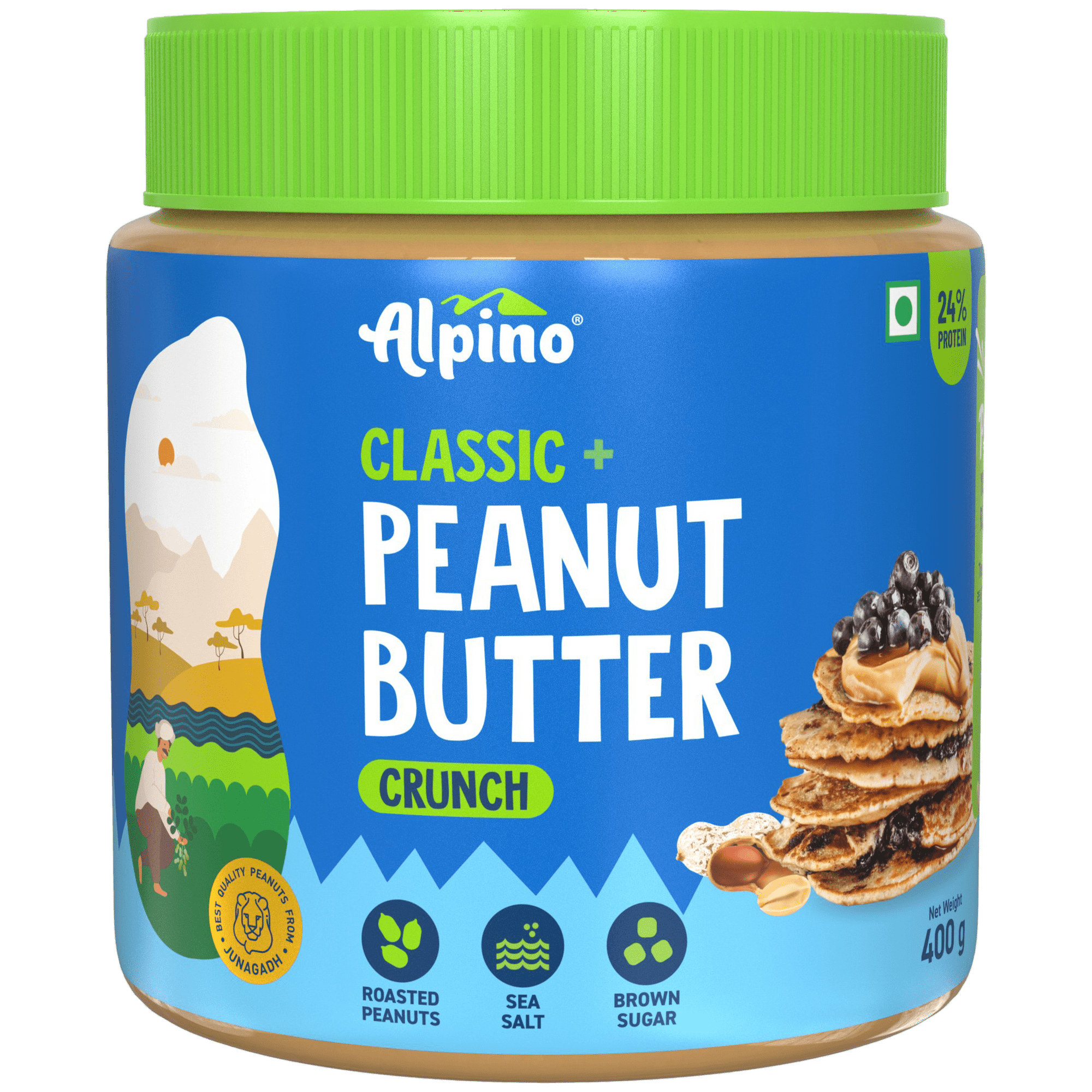 Click here for Alpino Classic Peanut Butter Crunch 400 G 24 G Pro... prices