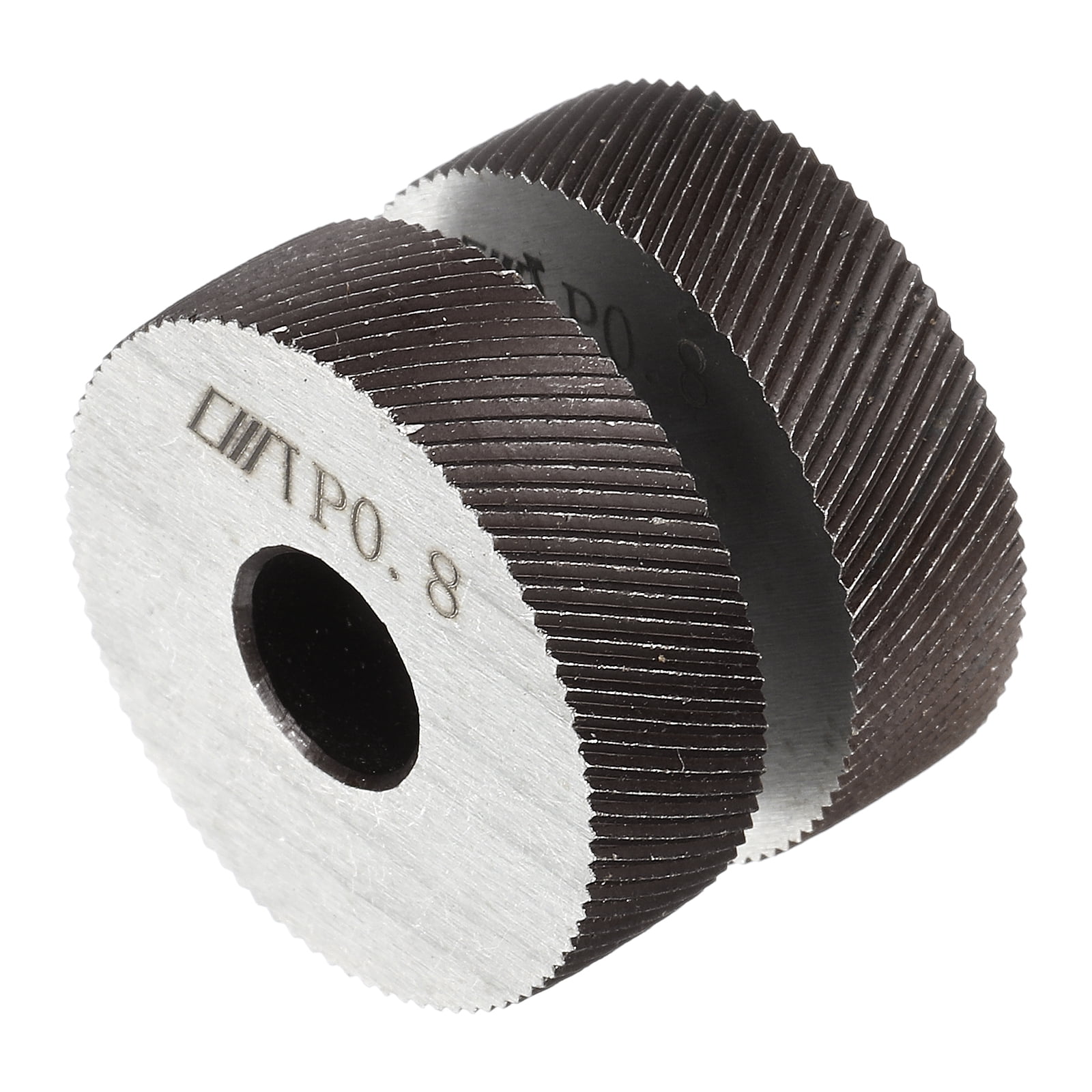 Uxcell 26x8x8mm Knurling Wheel Kit 0.8mm Pitch Diamond Wheel Linear ...