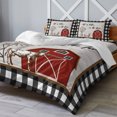 4 Piece Duvet Cover Set Twin, Farmhouse Windmill Wood Barn Soft ...