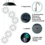 OriginalSourcing Solar Sunflowers Wind Chimes, Solar Power LED Wind ...
