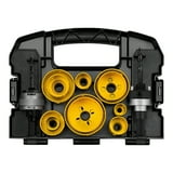 DEWALT Master Hole Saw Kit, 14-Piece Drill Bit Set with Quick-Change ...