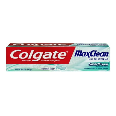 UPC 035000765536 - Colgate Max Clean Smart Foam Spearmint Blast ...