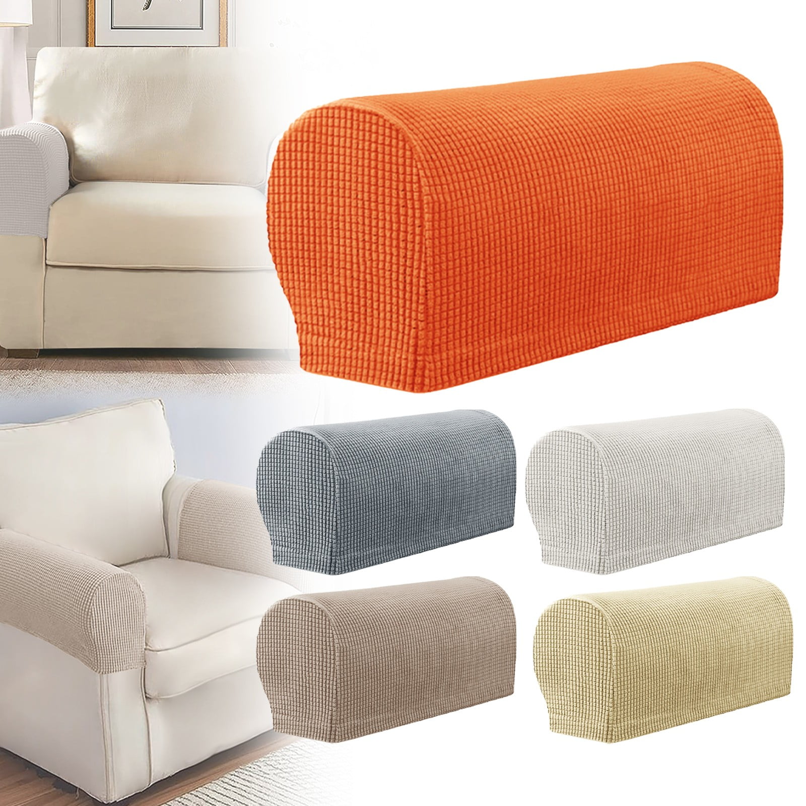 Click here for Cozival Armrest Chair Covers  2-Piece Spandex Armr... prices