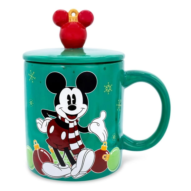 Disney Mickey Mouse Holiday Ornaments Ceramic Mug | Perfect For Holiday ...