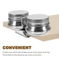 2 Pcs Stainless Steel Oil Paint Mixing Pot Brush Painting Supplies ...