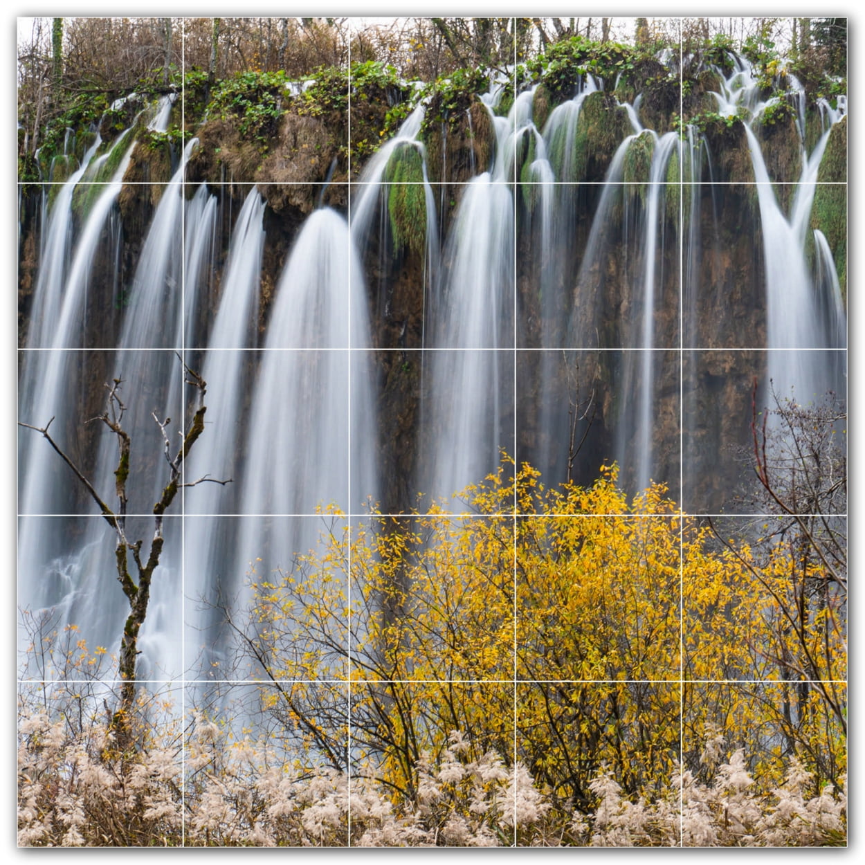 Picture-Tiles.com: Waterfalls Ceramic Tile Wall Mural WAL501094-55M. 30 ...
