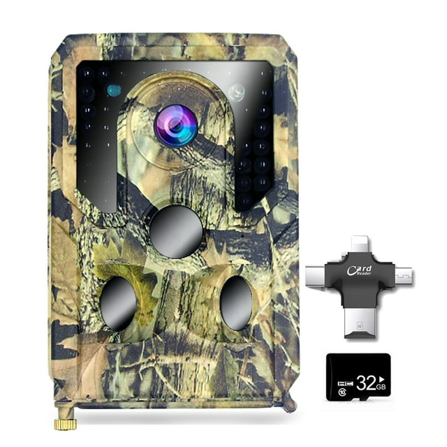 12MP 1080P Trail and Game Camera Motion Activated Camera Outdoor ...