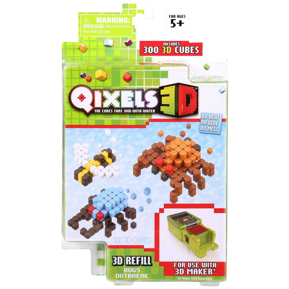 Qixels 3D Refill Pack - Bugs Outbreak - Walmart.com - Walmart.com