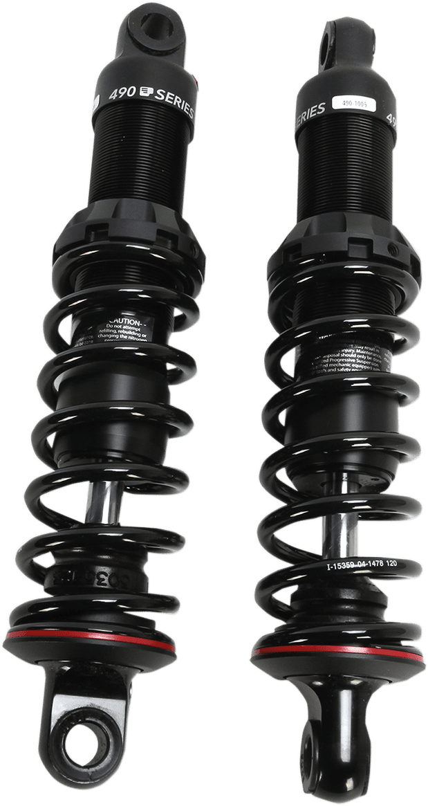 Progressive Suspension 490 Series Shocks Black 12" Standard 490-1005 ...